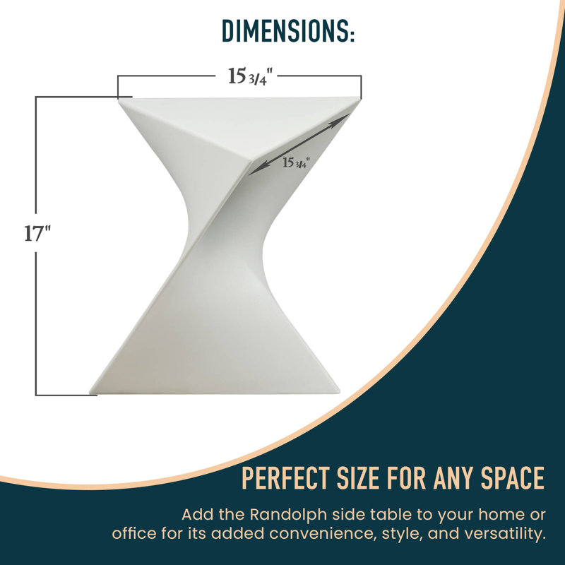 Barthold pedestal end table store